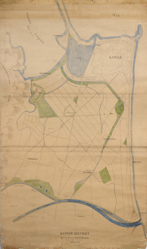 Map, Napier district developments - MTG Hawkes Bay