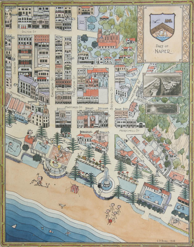 Map of Napier - MTG Hawkes Bay