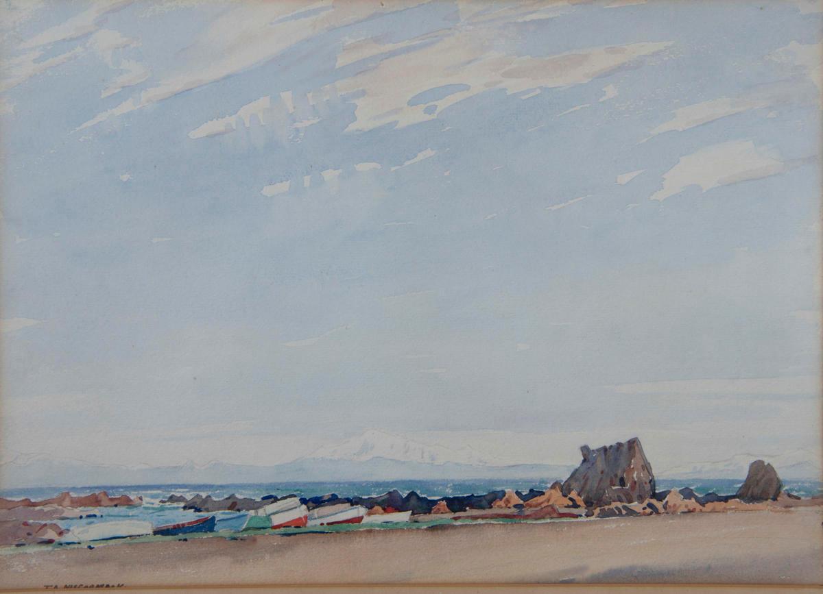 Untitled, watercolour - MTG Hawkes Bay