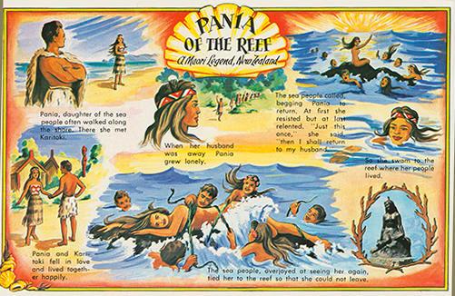 Postcard, Pania of the Reef - MTG Hawkes Bay