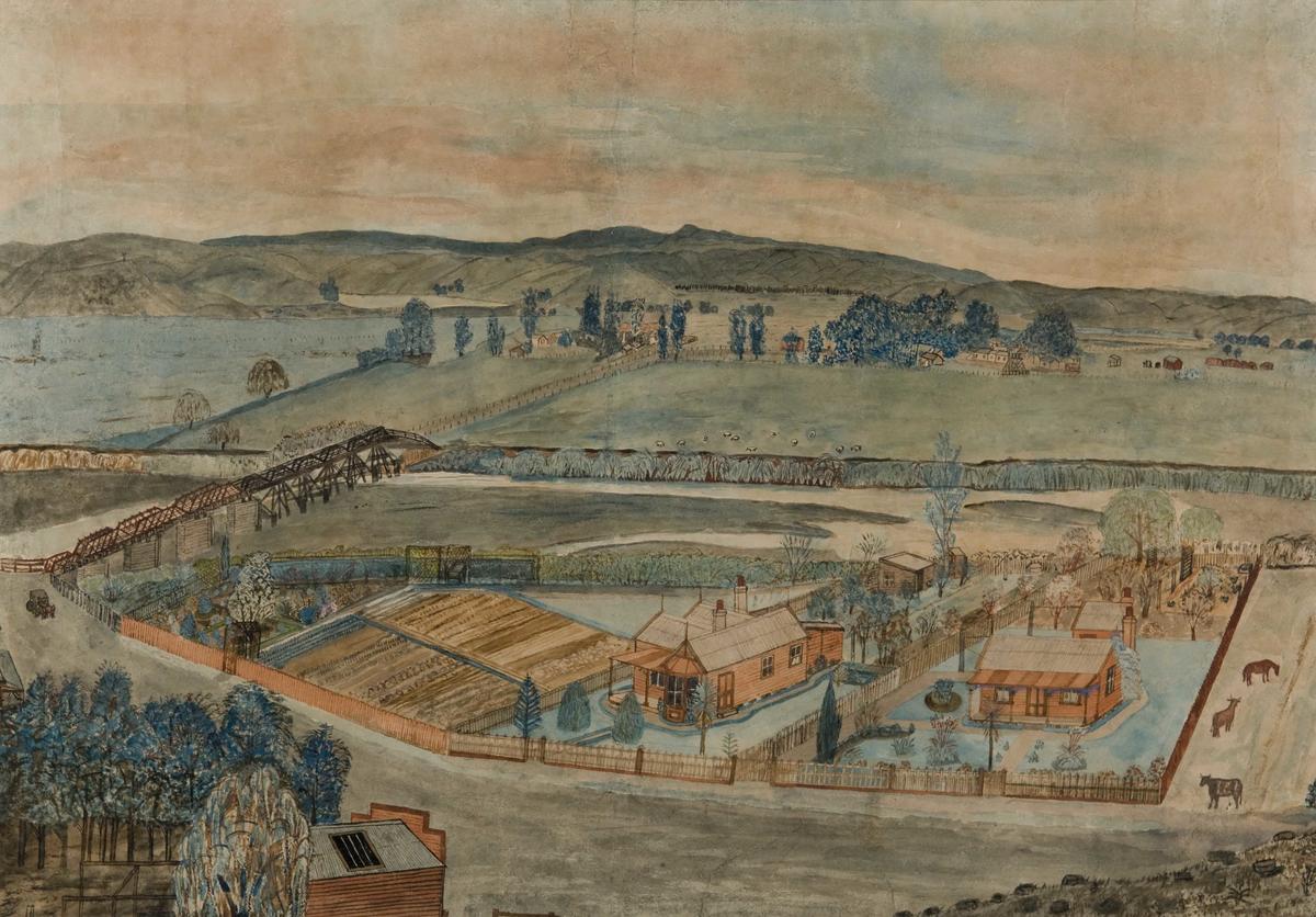 Fernhill District (rural landscape with old houses and river) - MTG ...