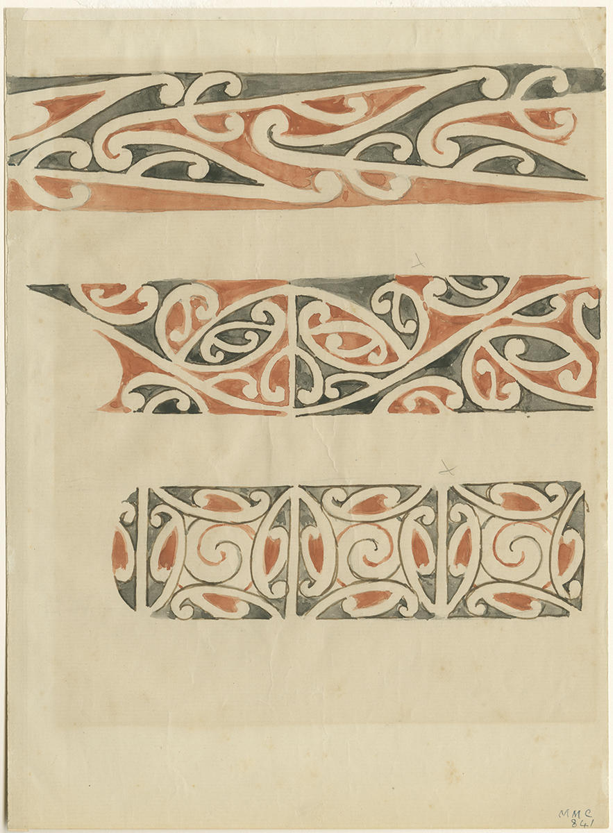 Untitled - Māori rafter patterns - MTG Hawkes Bay